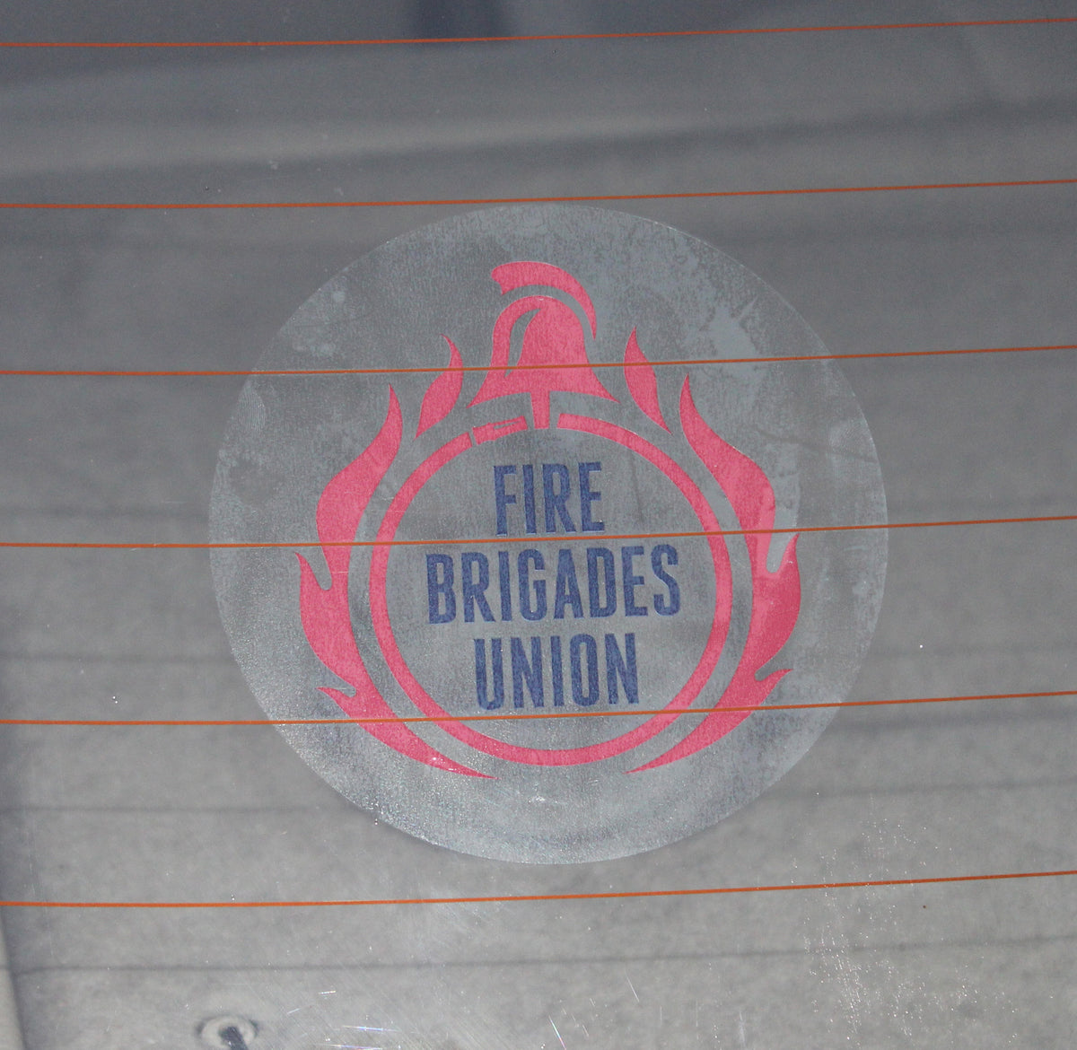 FBU Car Sticker – Fire Brigades Union