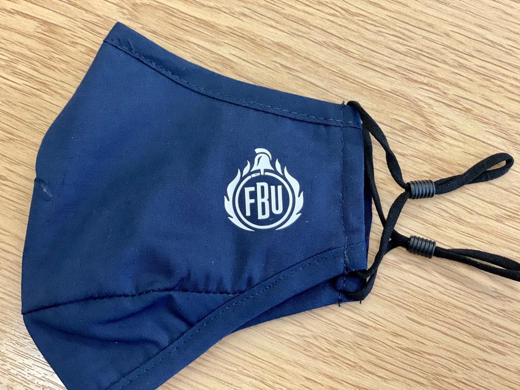 FBU 3 Layer Fabric Face Covering – Fire Brigades Union