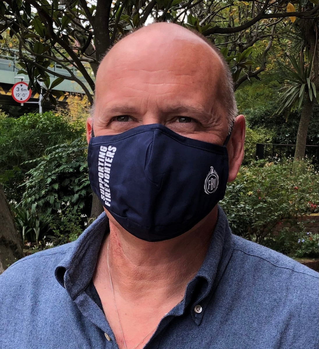 FBU 3 Layer Fabric Face Covering – Fire Brigades Union