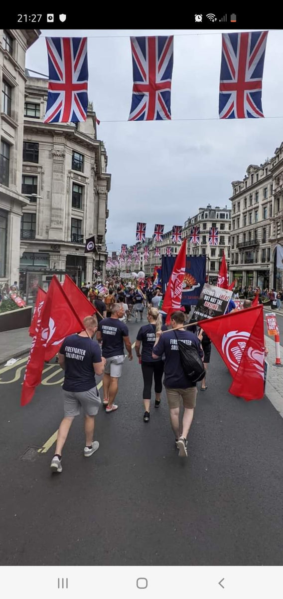 FBU Firefighter Solidarity T Shirt – Fire Brigades Union