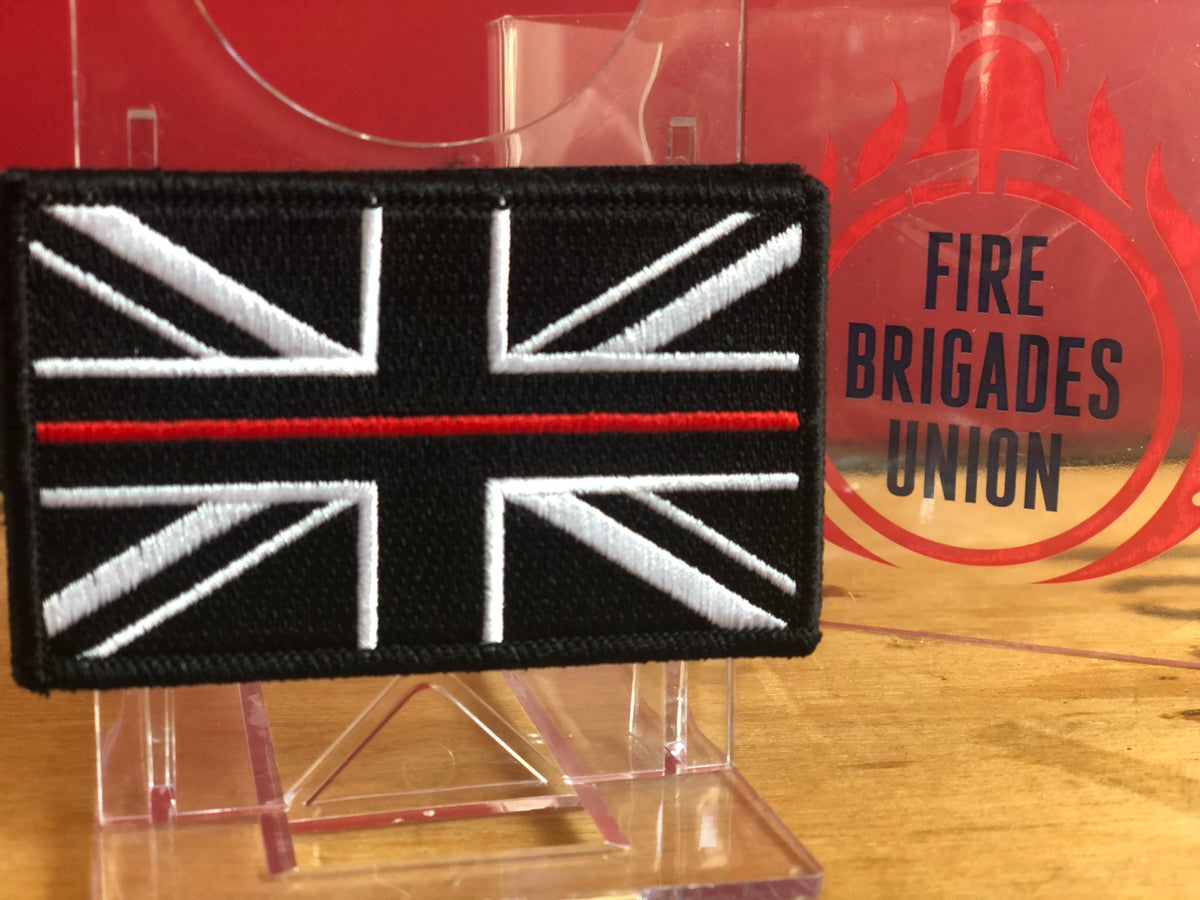 Thin Red Line Velcro Patch – Fire Brigades Union